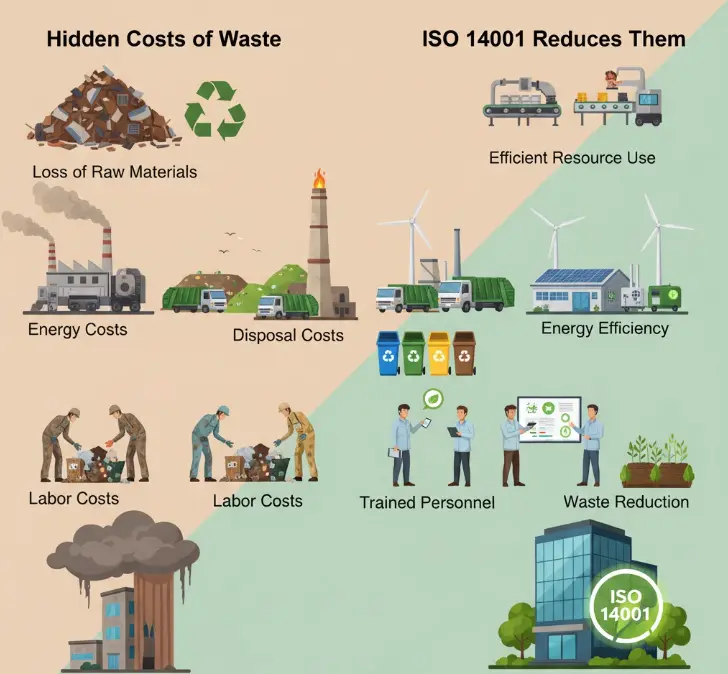 5 Hidden Costs of Poor Waste Management (ISO 14001)
